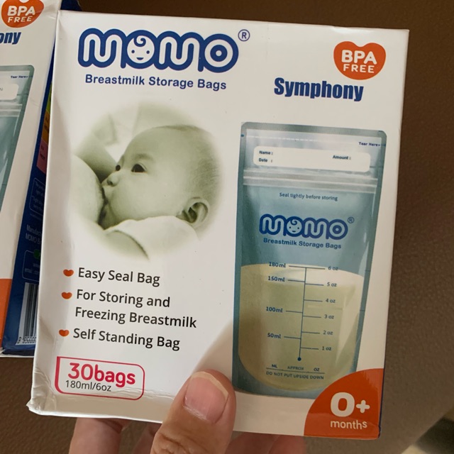 Super Momo Breast Milk Bag Contents 30pcs 180ML | Shopee Philippines