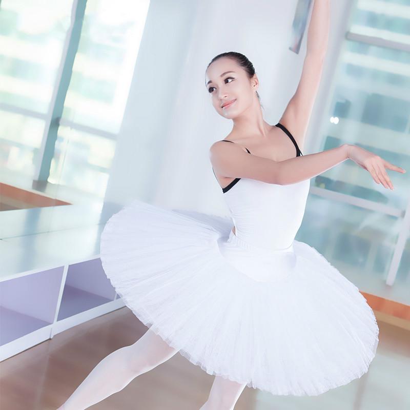 Girls Adult Half Ballet Tutu Hard Organdy Platter Skirt Ballerina Tutu ...