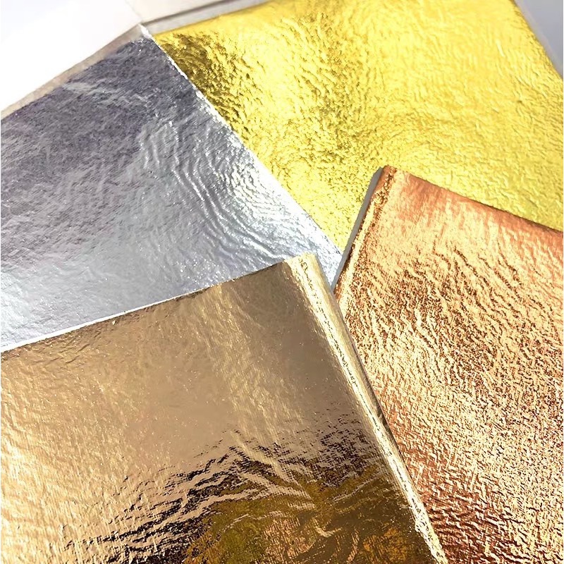 DIY Craft Metallic Gold Foils Assorted Colours (10 Sheets in a pack ...
