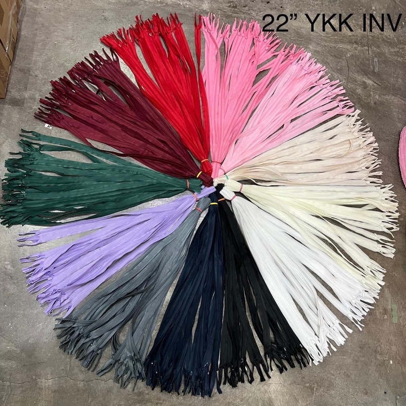 22” YKK Invisible Zipper (Per Piece) | Shopee Philippines