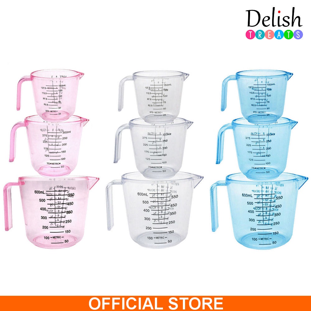 Delish Treats Measuring Cups (3pc Set) DTPH0222 | Shopee Philippines