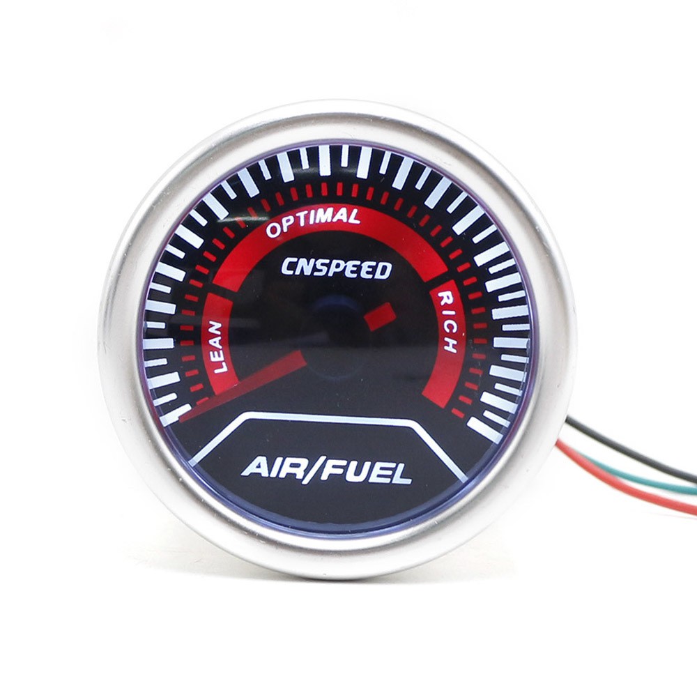 Universal 2" 52mm 12V Auto Air Fuel Gauge Smoke Lens Air Fuel Ratio ...