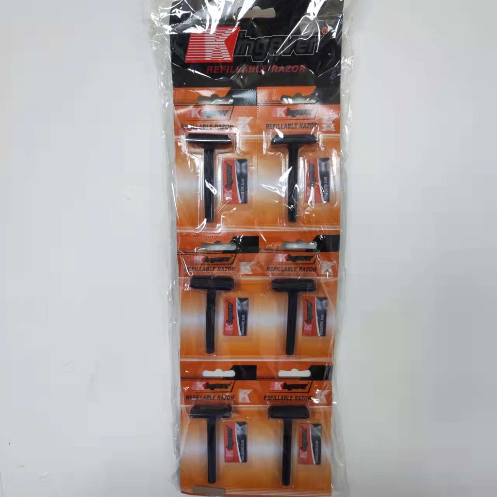 REFILLABLE SHAVER ONE CLICK RAZOR WITH BLADES HIGH QUALITY MULTIPURPOSE ...