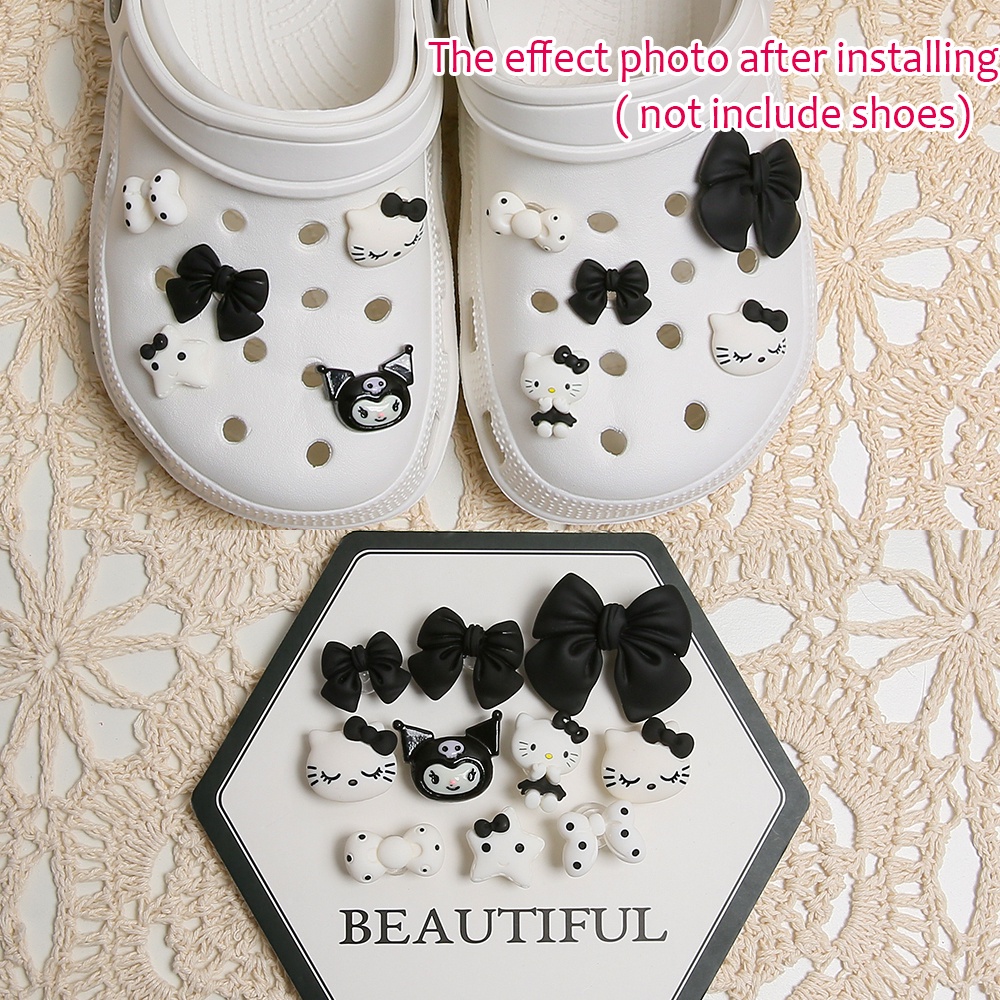 Jibbit For Croc Set Shoes Accessories Cartoon Cute Anime HelloKitty ...