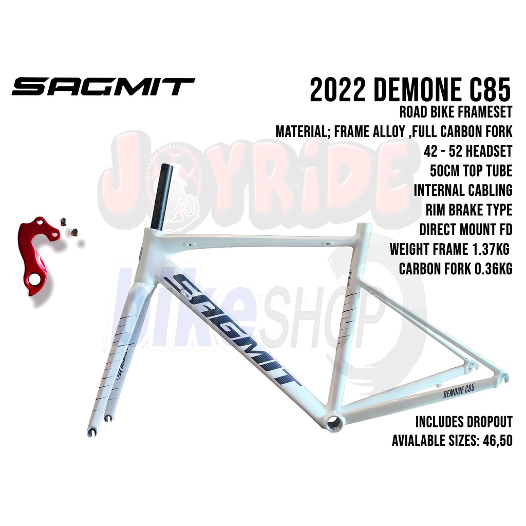 2022 SAGMIT DEMONE C85 FRAME SET (CARBON FORK) | Shopee Philippines
