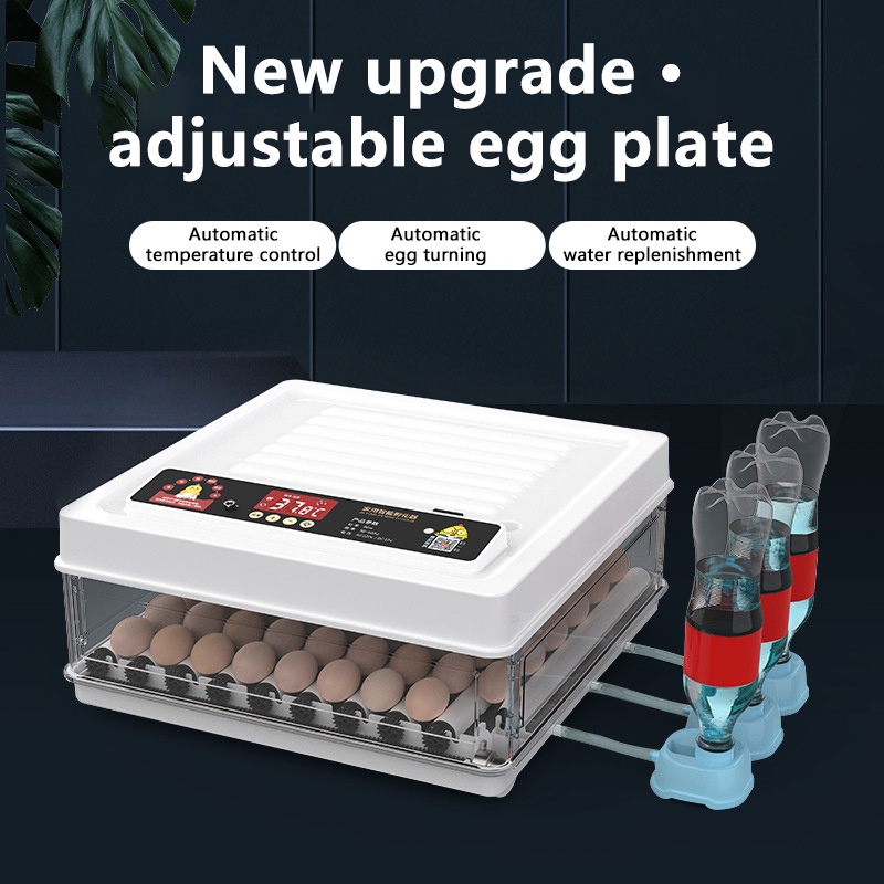 JF Egg Incubator Fully Automatic Egg Incubator Intelligent Digital Hatcher Brooder with Temper ...