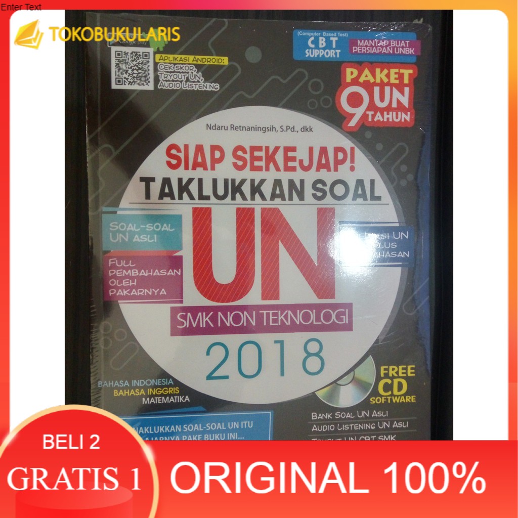 Ready To Answering! Un Problems Of Smk Non Technology 2018 (no Cd ...