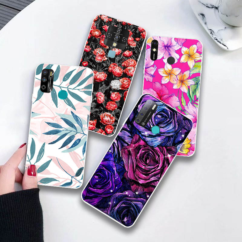 soft silicone phone Cover shell casing Tecno Camon16 Spark 4 6 Spark6 ...