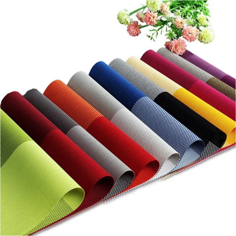 Pvc Colored Rectangle Placemat for Dining uses #S (30*45cm) HO-013 ...