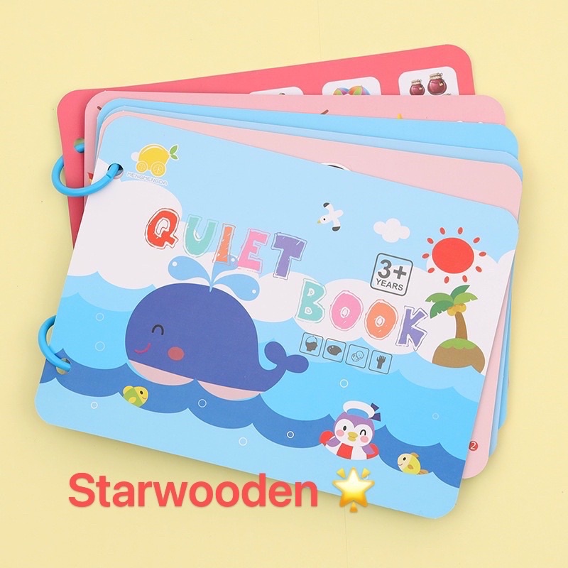 My First Quiet book for Toddlers busy book for Children Preschool ...