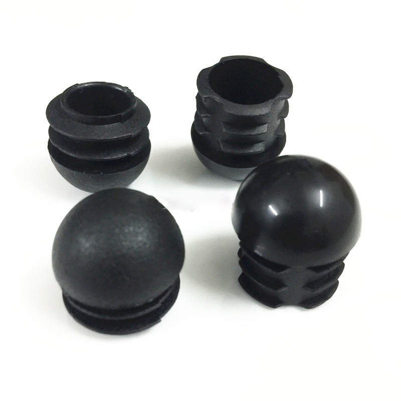 10Pcs 16 19 22 25 32mm Round Head Ball Plugs Black Plastic Bullet Plug ...