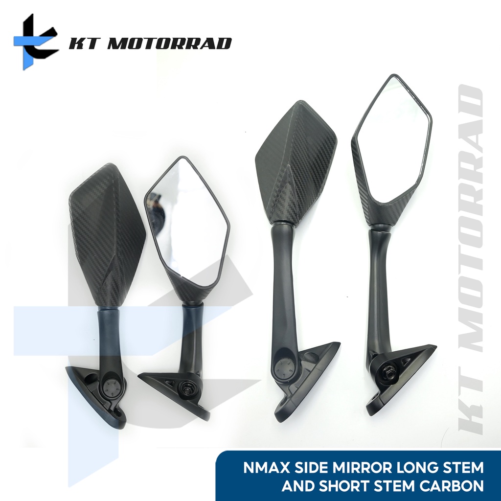 Nmax Carbon Side Mirror Clear Short/Long Stem R25 | Shopee Philippines