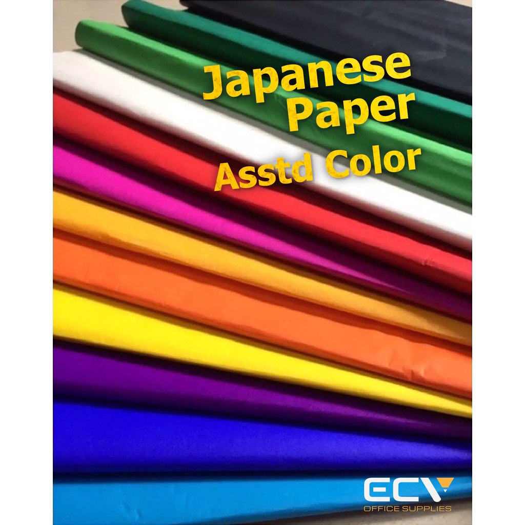 Colored Japanese Paper Gift Wrap PER ROLL | Shopee Philippines