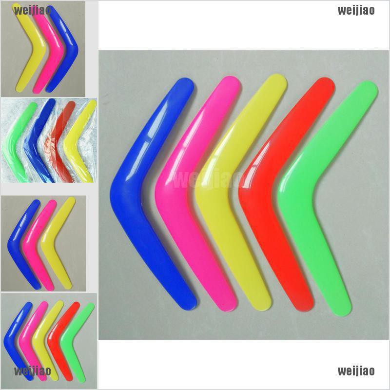 WEIJIAO V Shaped Boomerang Toy Kids Throw Catch Outdoor Game Plastic ...
