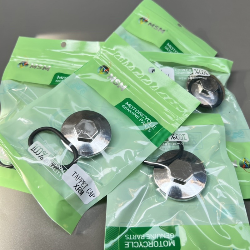 motorcycle cylinder head tappet cap xrm 110 or wave 100 wave100 silver ...