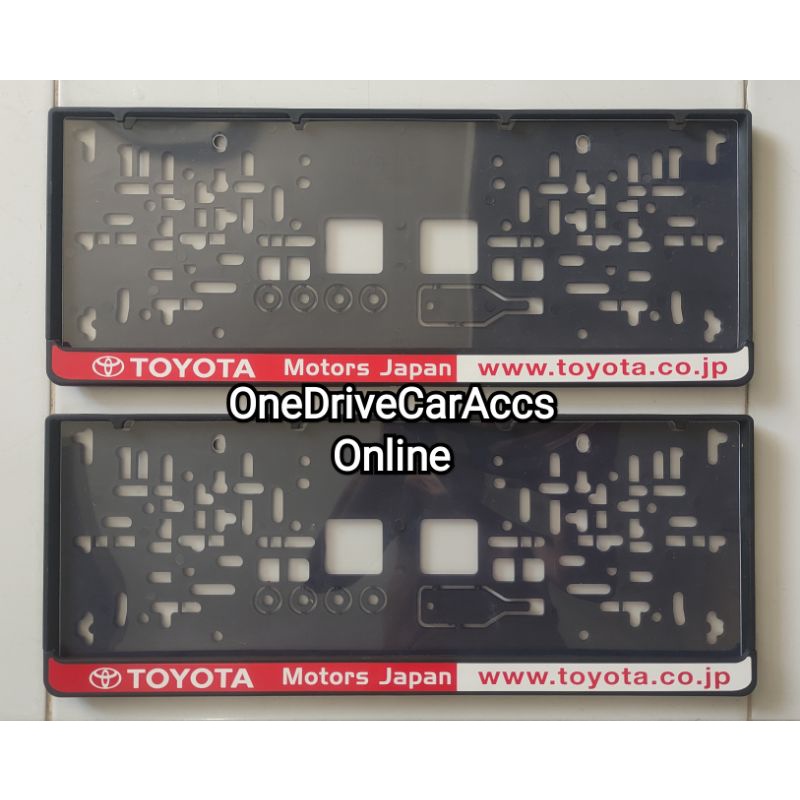 Duraplate License Plate Cover Toyota | Shopee Philippines