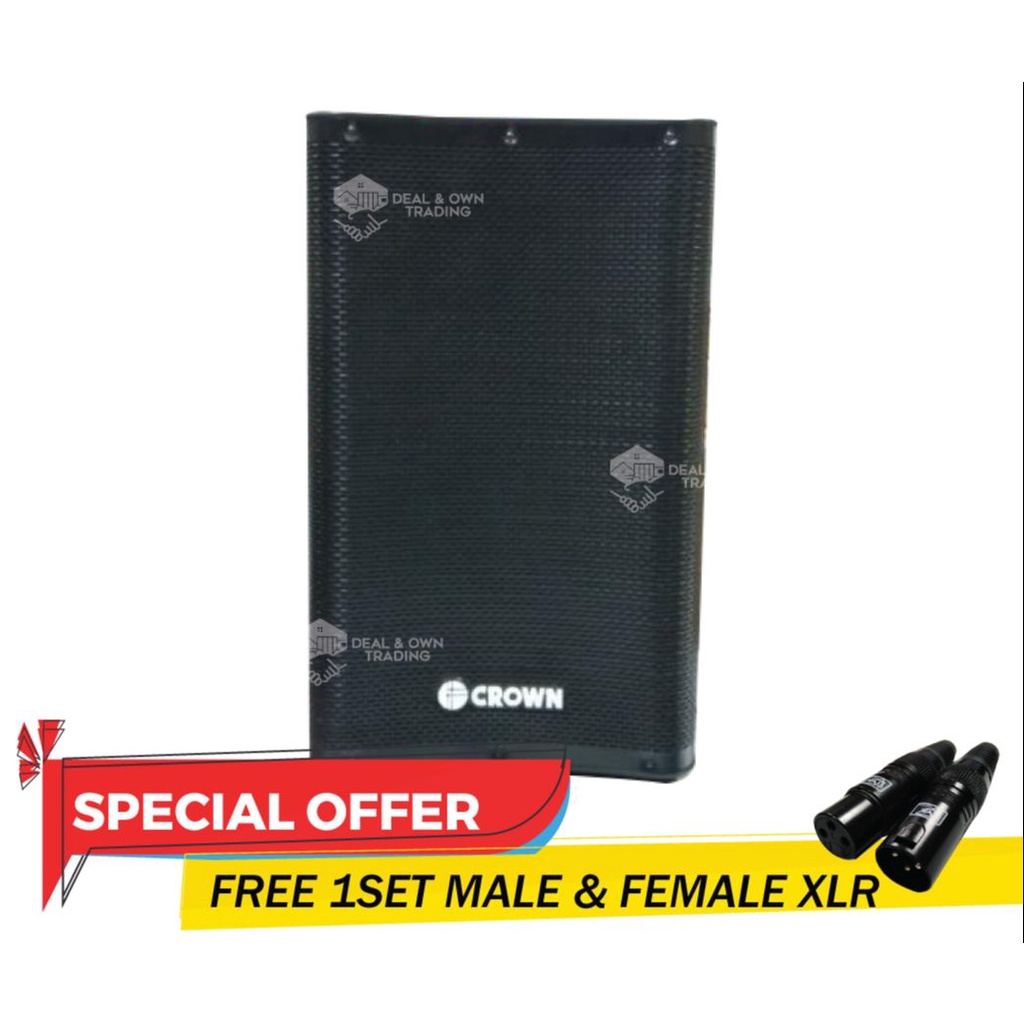 Crown PLX-15A 15" 800W 2 Way POWERED Baffle Speaker (1PC) | Shopee ...