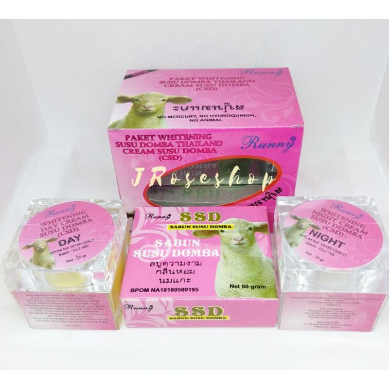 ORIGINAL BPOM RUNNY SHEEP MILK WHITENING PACKAGE / SHEEP MILK SOAP ...