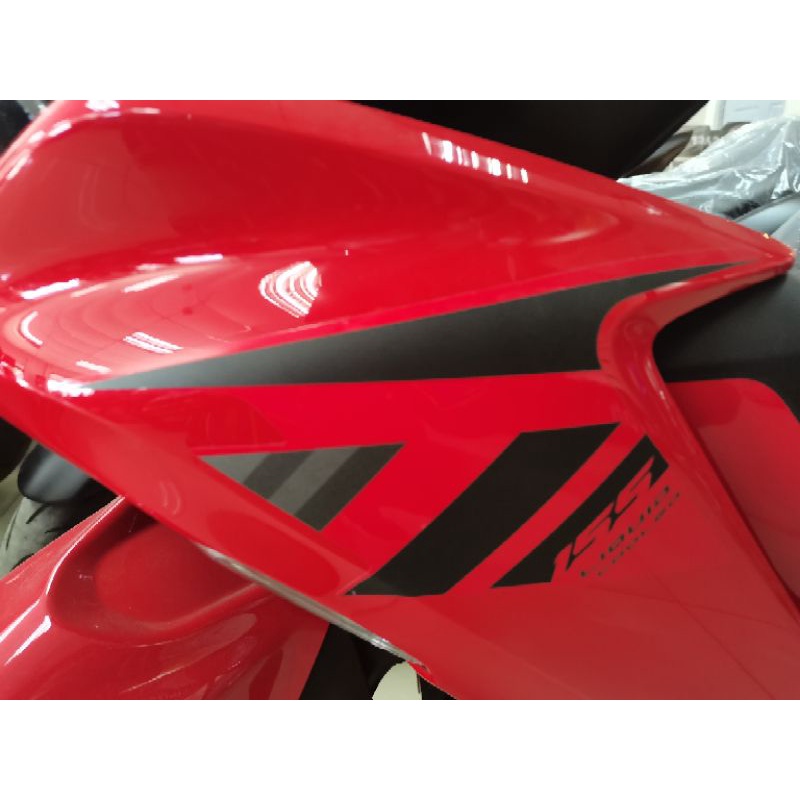Aerox V2 Panel Decals Red Glossy | Shopee Philippines