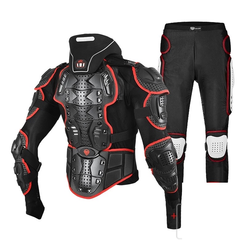 Motorcycle Jacket Pants Suit Men Protector Protective Gear Racing Body ...