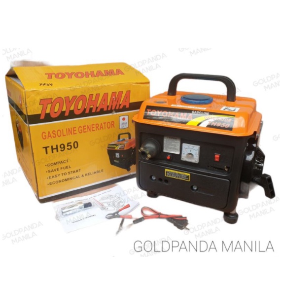 Toyohama Gasoline Generator TH950 Portable. 950 watts | Shopee Philippines