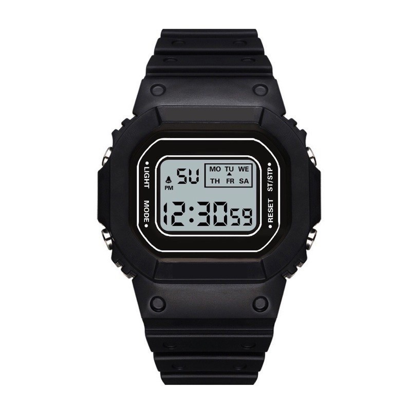 Sport Wrist Watch Cute Waterproof Korean Simple Digital Watch for Men ...