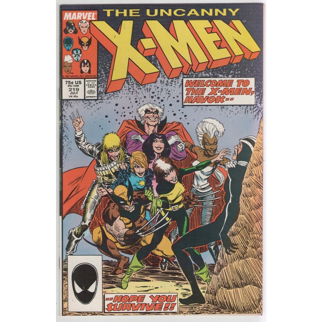 Uncanny X-Men 219, 249, 252 (1987-89) Havok joins. Magneto, Sabretooth ...