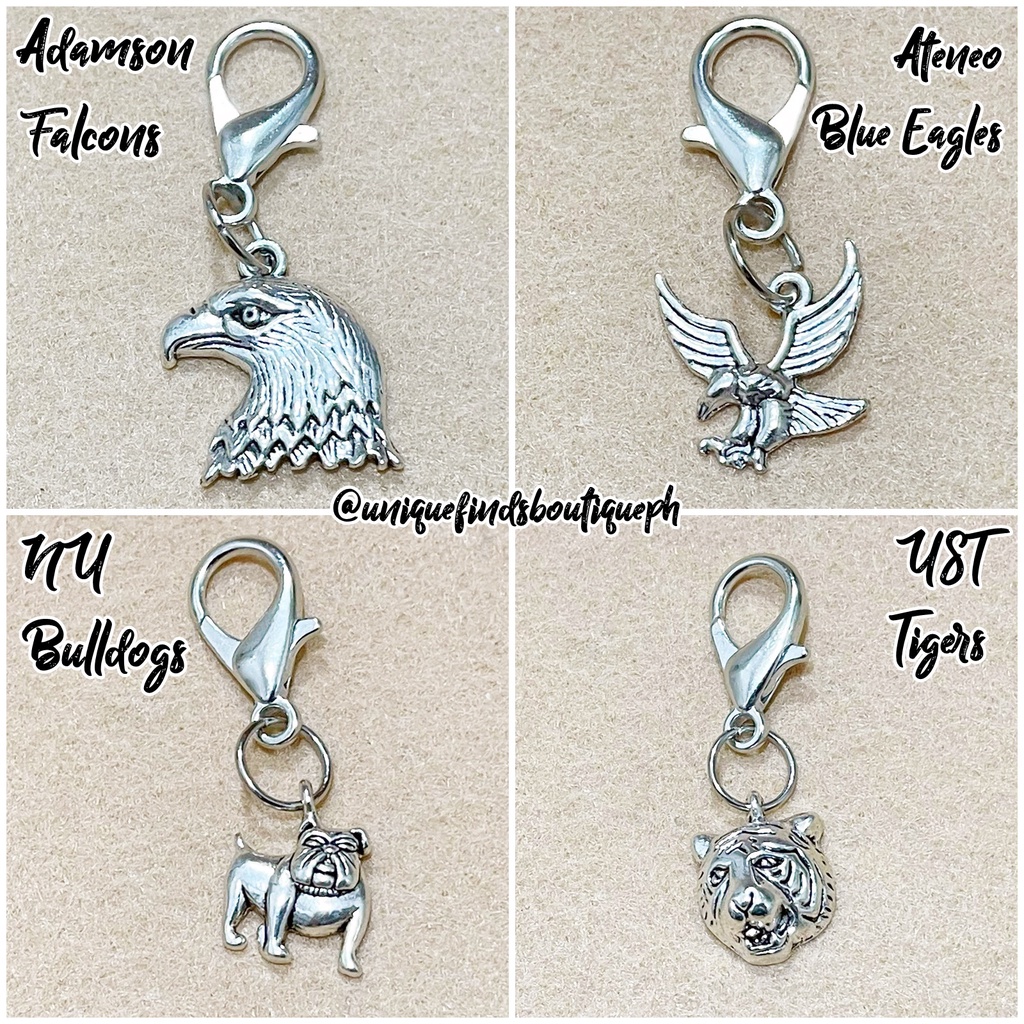 Back to School Zipper Pull Charms | UAAP University Varsity Team ...