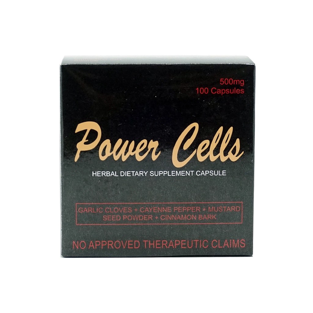 Power Cells Herbal Dietary Supplement 500mg Capsules 1 blister | Shopee ...