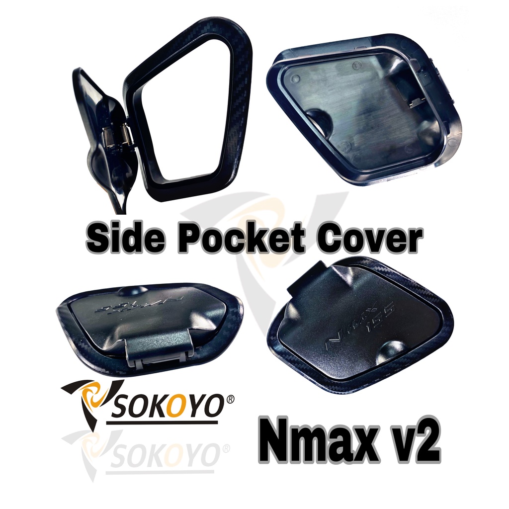 Side Pocket Cover Compartment For Yamaha Nmax 155 V2 (plug and play ...