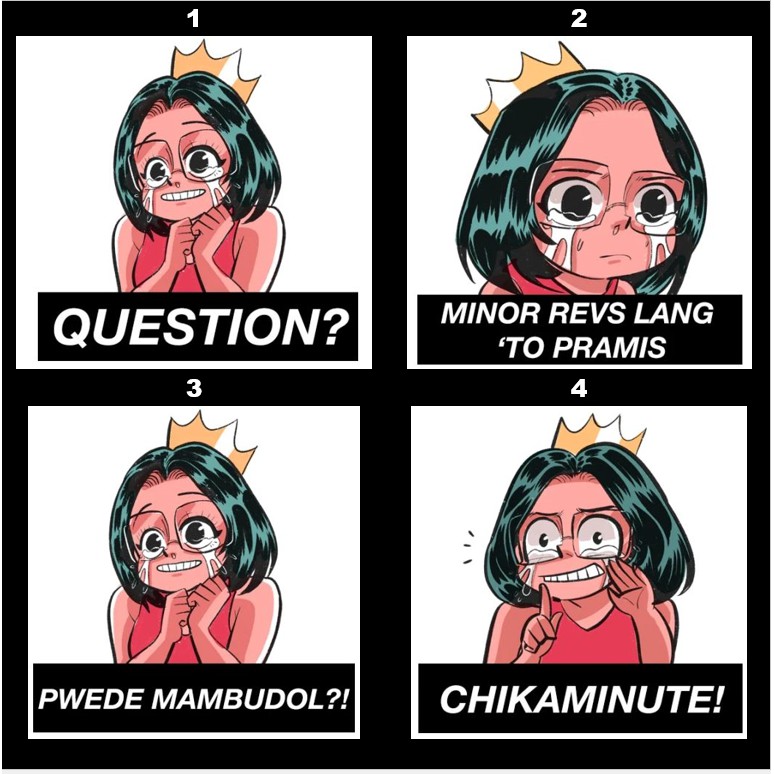 Sad Girl Employee Meme Stickers Waterproof Vinyl Sticker Filipino ...