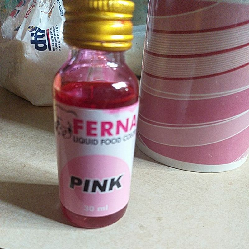 Ferna liquid food color (PINK) | Shopee Philippines