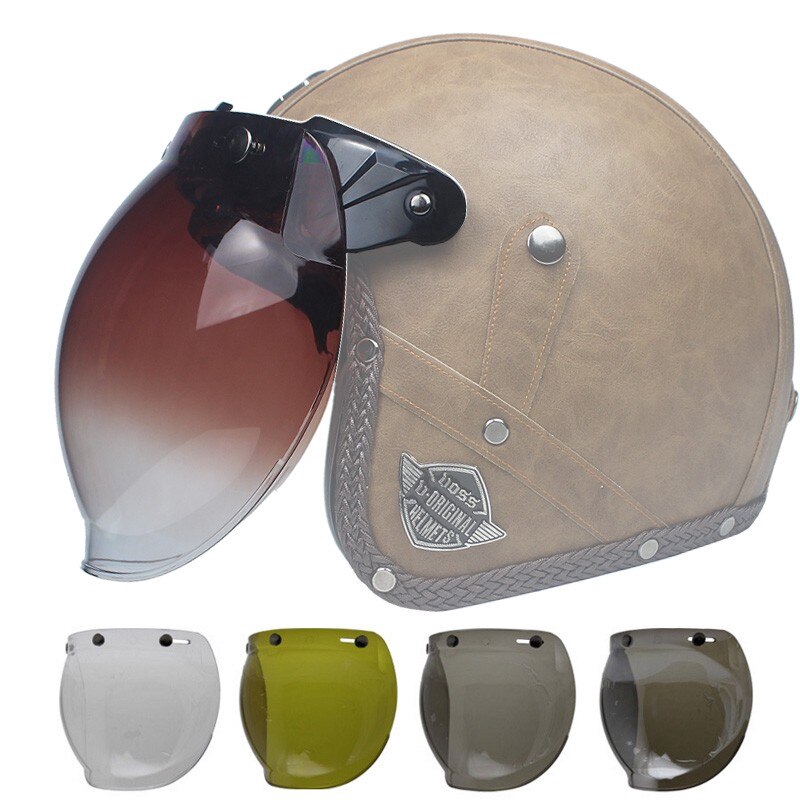 Vintage Durable Windshield Motorcycle Lens Bubble Visors Wind Shield