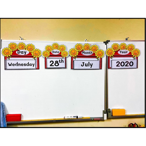 Date Changing Board English/Thai Classroom Calendar | Shopee Philippines