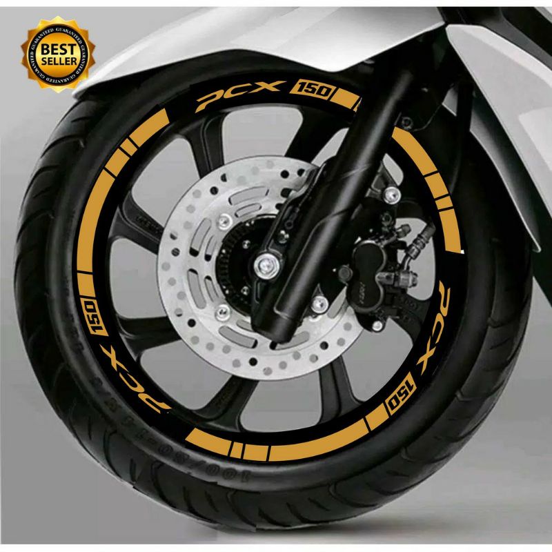 Pcx 150 - 160 rim Decal / PCX rim striping / PCX rim trim / PCX 160 rim ...