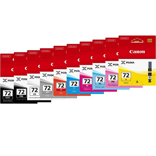 INK 72 PGI 72 PGI-72 MBK/PBK/C/M/Y/PC/PM/GY/R/CO | Shopee Philippines