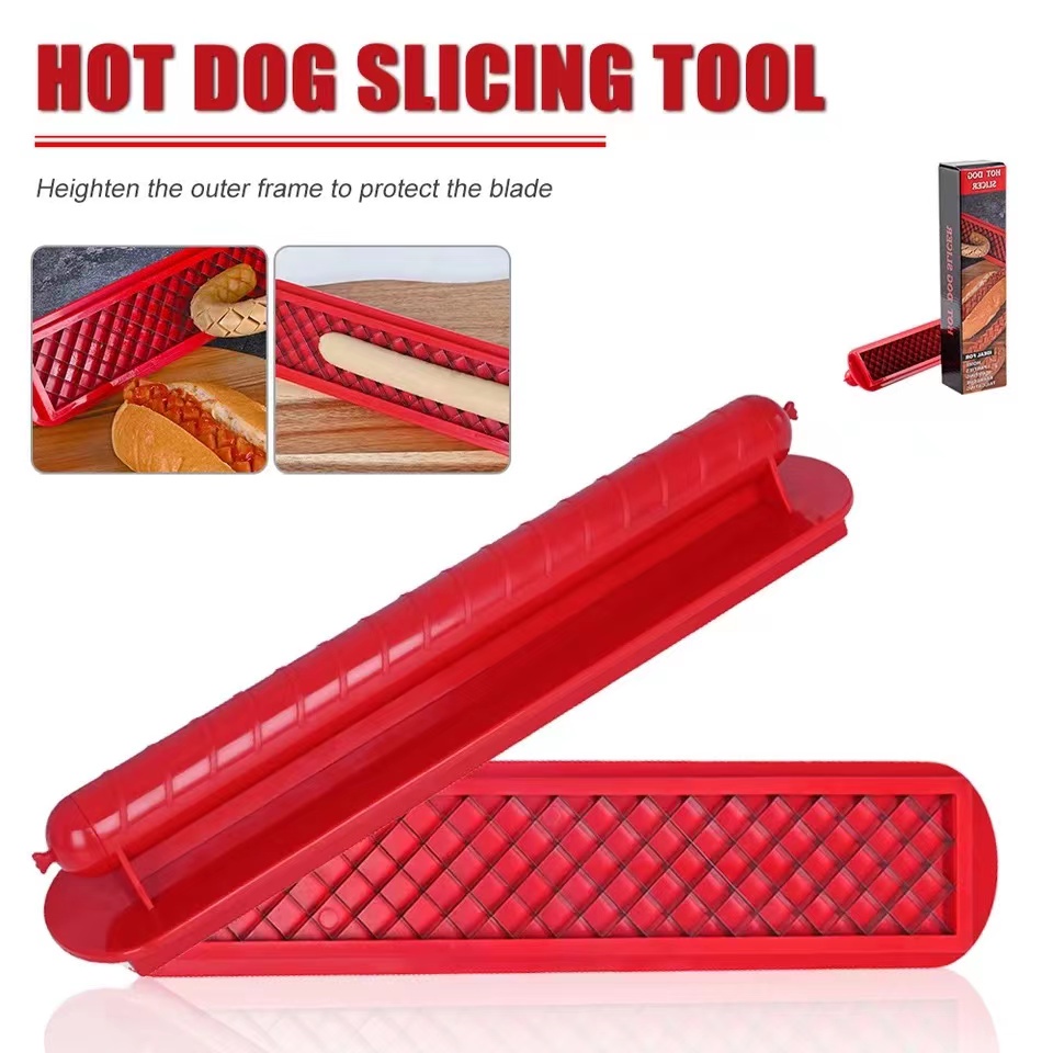 BBQ barbecue tool Hot dog cut sausage cut ham cut grain cut egg cut hot ...