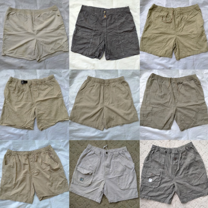 Prelove/Thrifted(Ukay) Garterized Shorts for Men mix Brand & Sizes | US ...