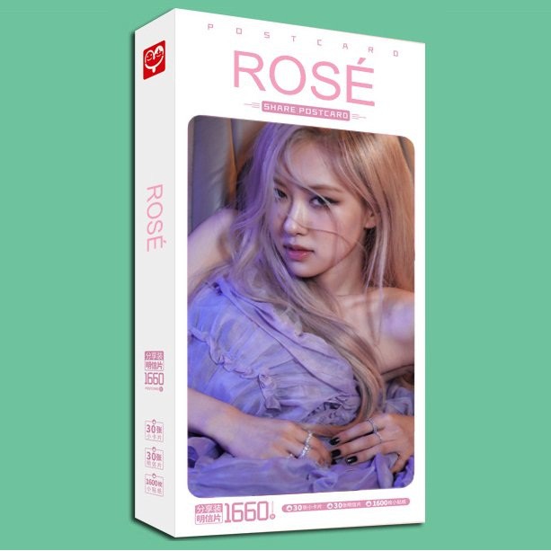 Rose Black Pink Mv On The Ground 1660 Postcard Photo Box Updated With ...
