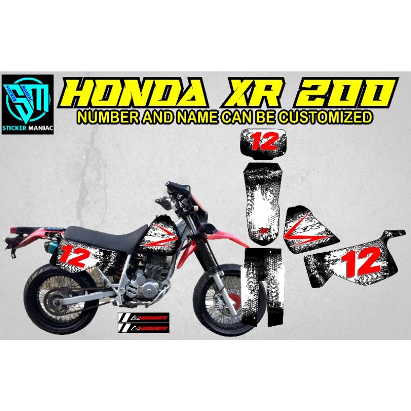 Honda XR 200 Full body decals | Shopee Philippines