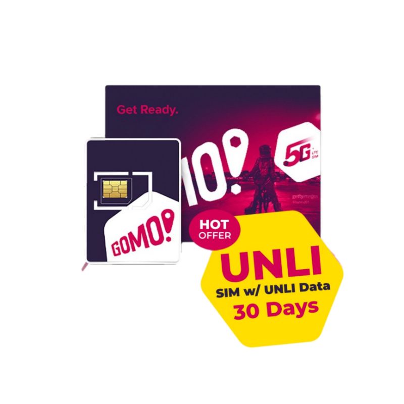 GOMO SIM UNLI 30 DAYS / 30GB NO EXPIRY (SUPER FAST DELIVERY) | Shopee ...