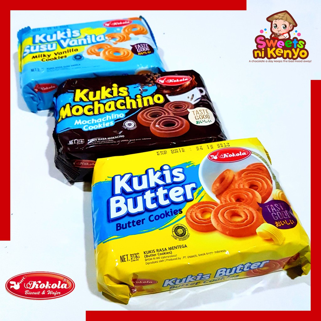 [BUNDLE OF 3] Kokola Milky Vanilla / Butter / Mochachino Cookie ...