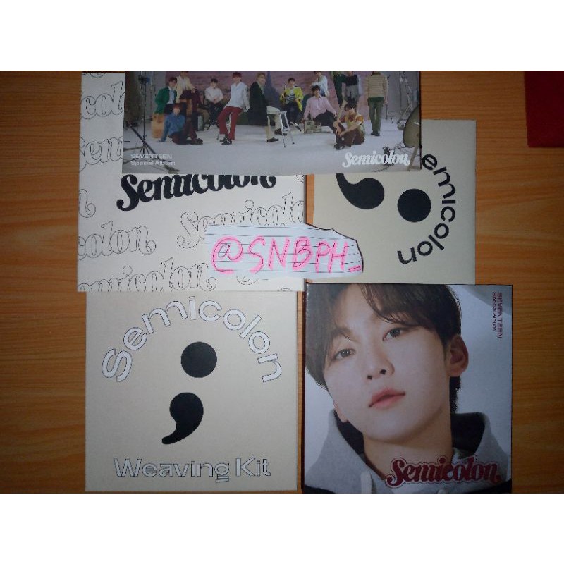 [ON HAND] SEVENTEEN SVT SEMICOLON ALBUM SEUNGKWAN COVER | Shopee ...