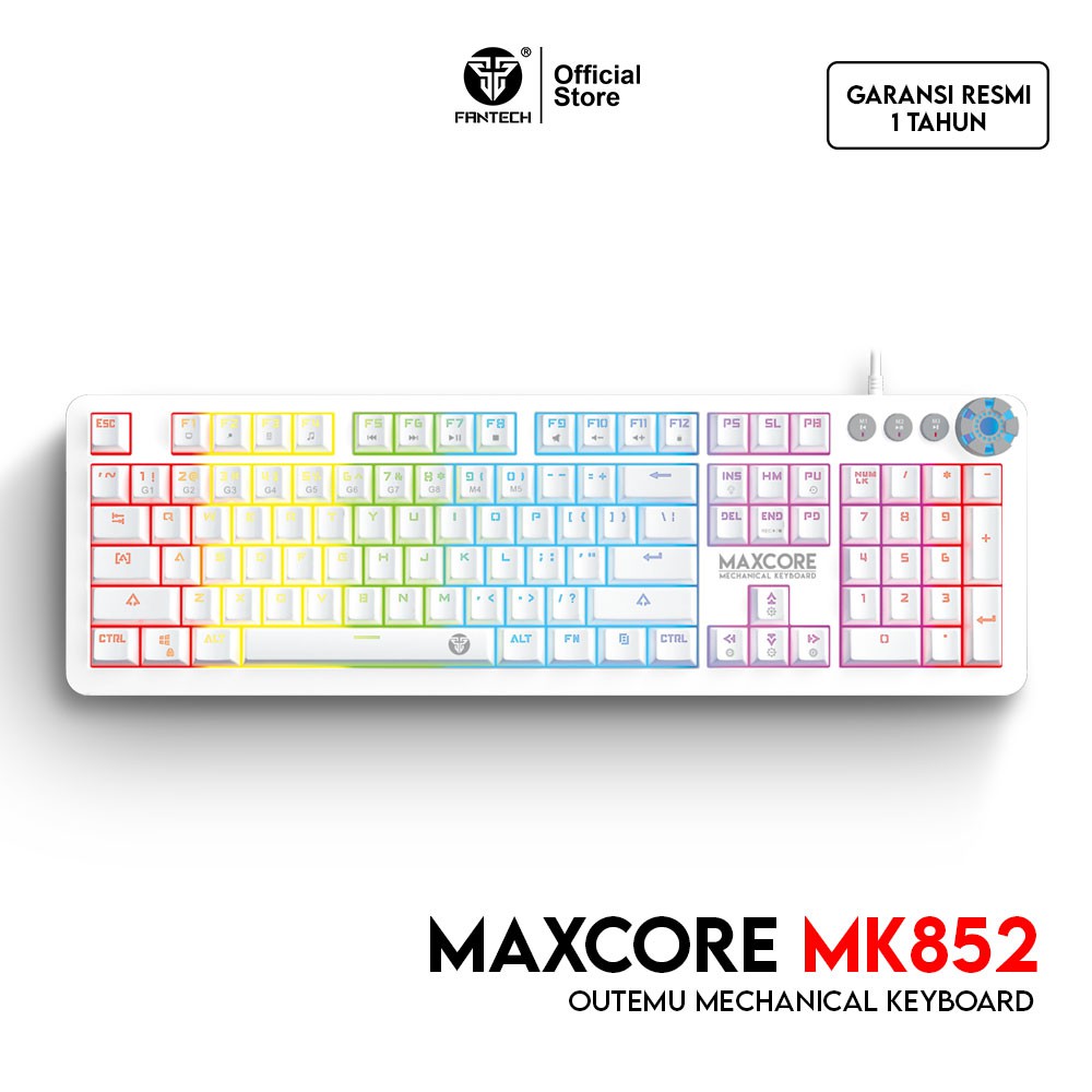 Fantech SPACE EDITION MaxCore MK852 Mechanical Gaming Keyboard | Shopee ...
