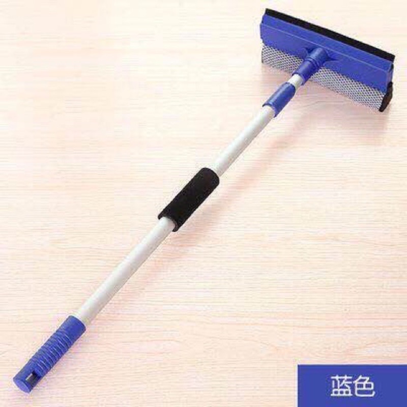 Double-sided retractable glass sponge wiper with long handle | Shopee ...