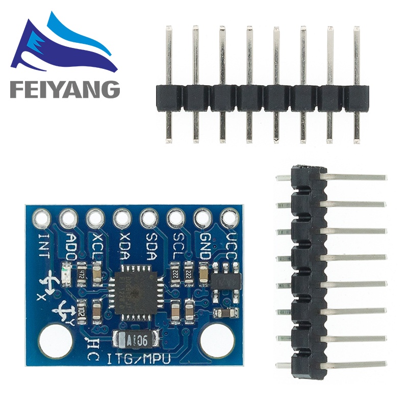 Gy 521 Mpu 6050 Mpu6050 Module 3 Axis Analog Gyro Sensors 3 Axis Accelerometer Module Shopee 