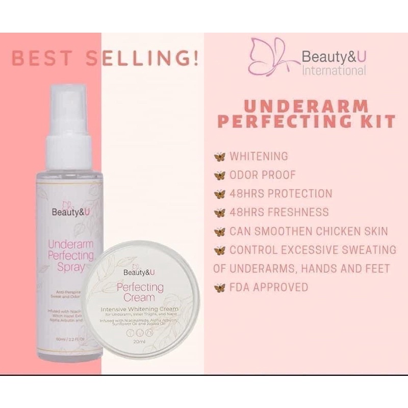 (COD) Beauty&U Underarm Perfecting Kit | Shopee Philippines