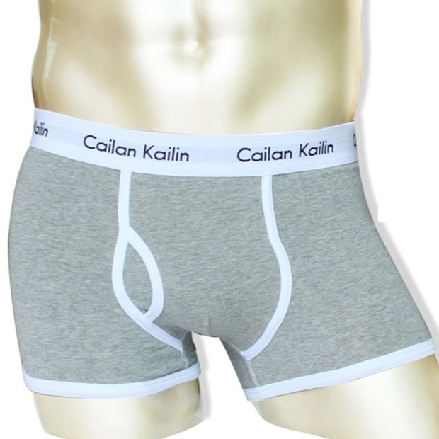 Men Cotton Plain Color Boxers CVN Man Trunks Boy Boxer Briefs Underwear ...