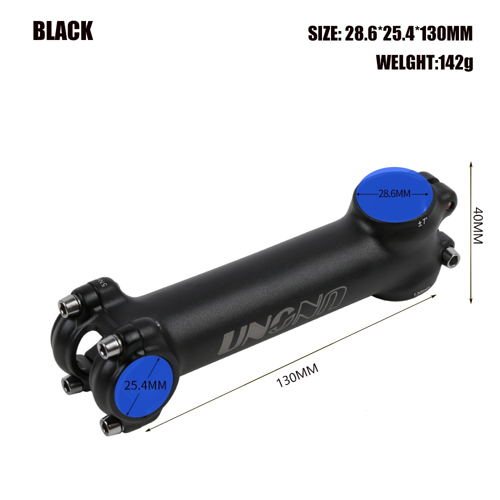 UNO Bike Stem Ultralight 7/17 Degree 28.6 25.4MM 70-120MM MTB Road Stem ...