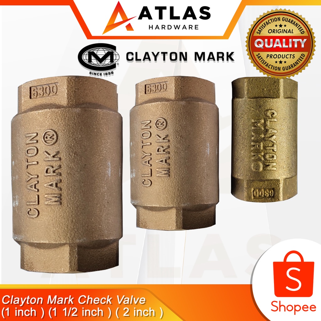 Clayton Mark Check Valve ORIGINAL (1inch, 1 1/4inches, 1 1/2inches ...